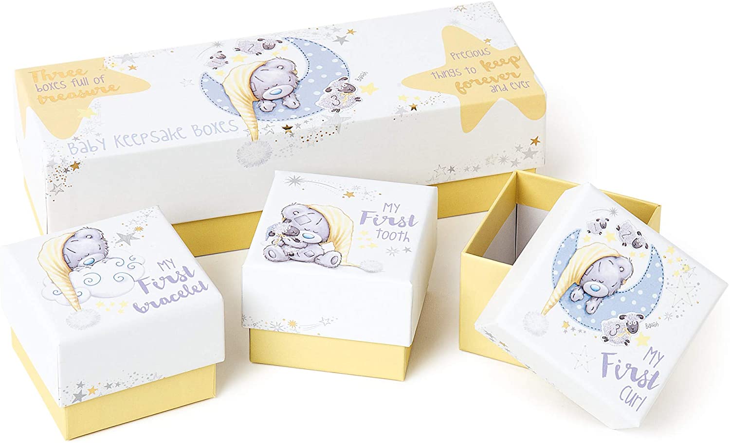 Tiny Tatty Teddy Baby Trinket Boxes | Keepsake Gift for Newborns