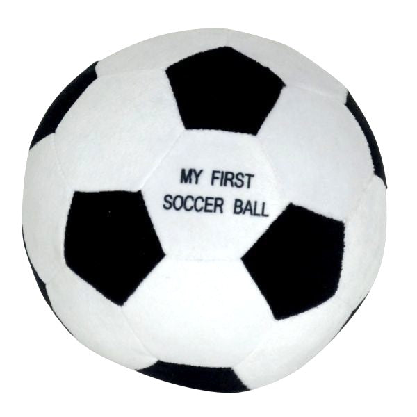 Soccer Football Baby Rattle, Sporty Baby Gift